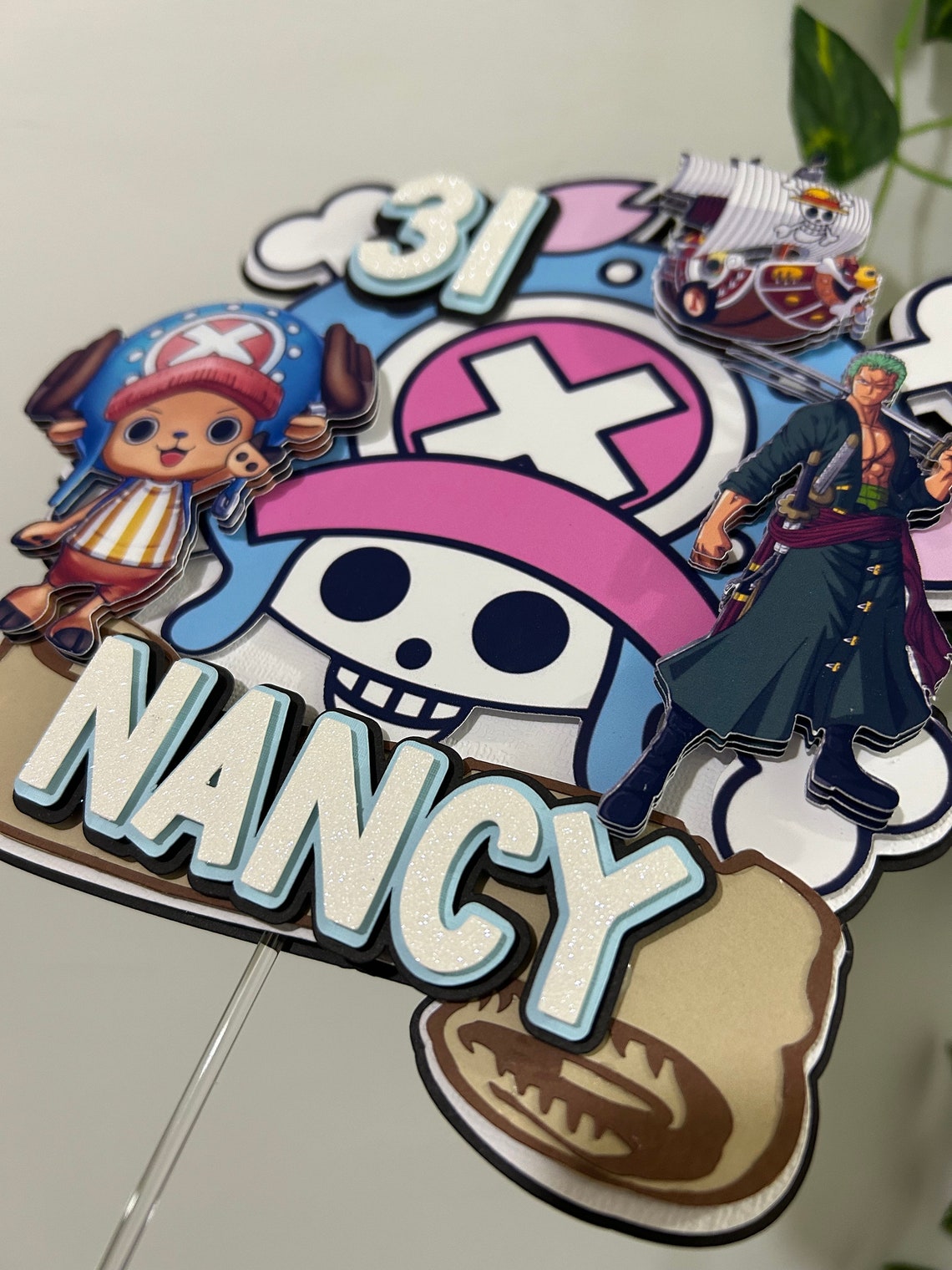 One Piece Cake Topper | Anime | Chopper - Etsy