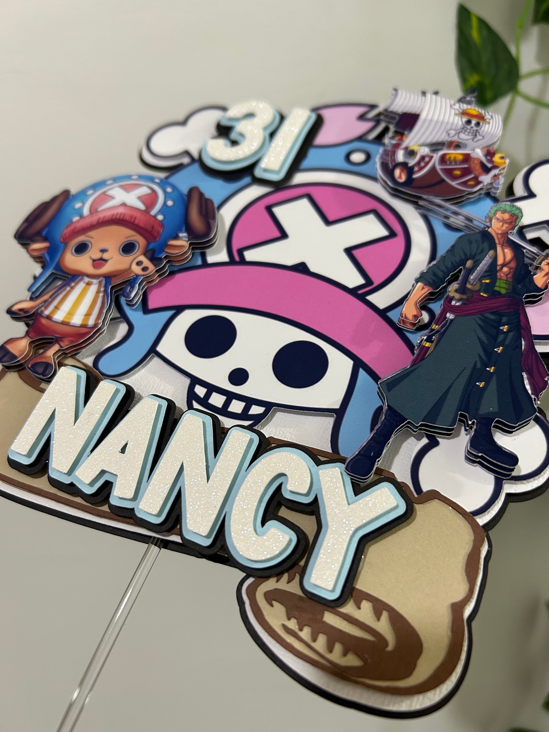 One Piece Cake Topper | Anime | Chopper - Etsy