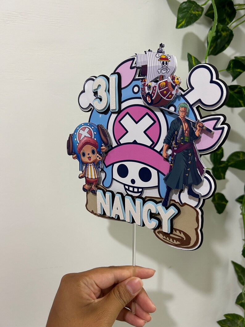One Piece Cake Topper | Anime | Chopper - Etsy