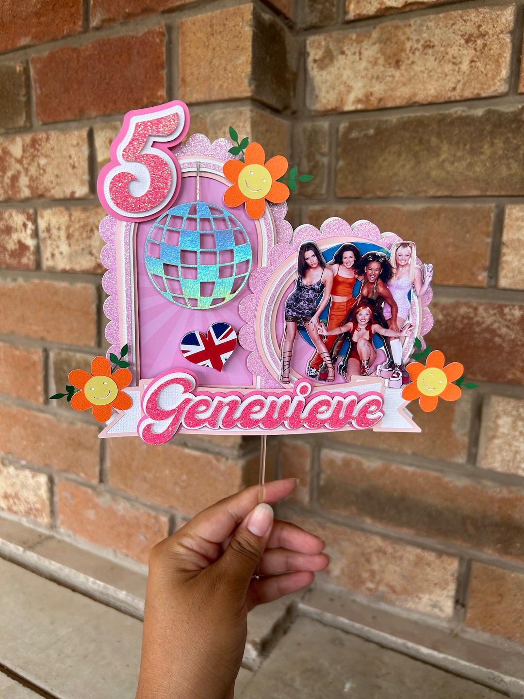 Spice Girls Cake Topper | Disco Cake Topper | 90’s Party - Etsy