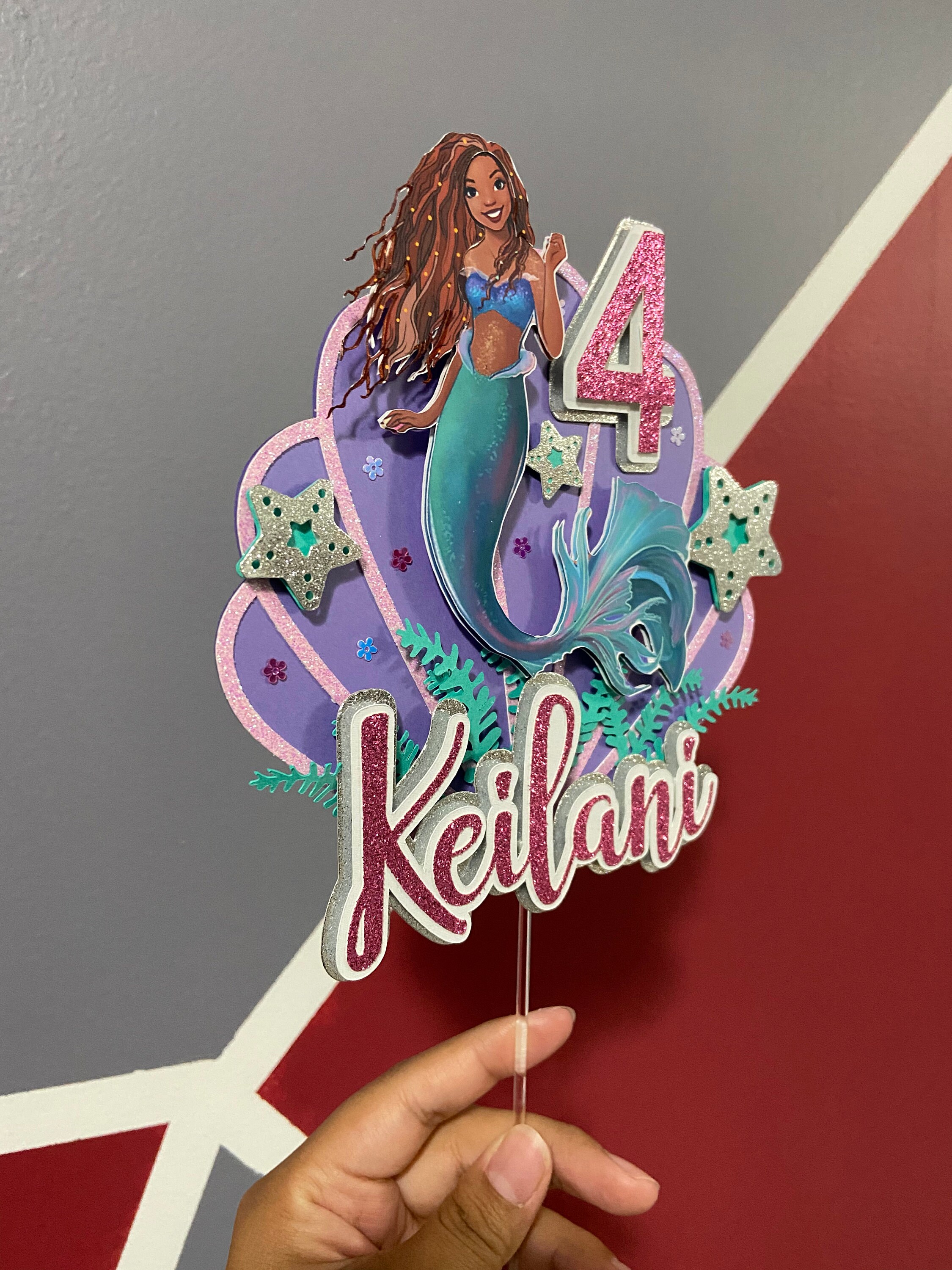 The Little Mermaid Cake Topper | Ariel | Under the Sea - Etsy