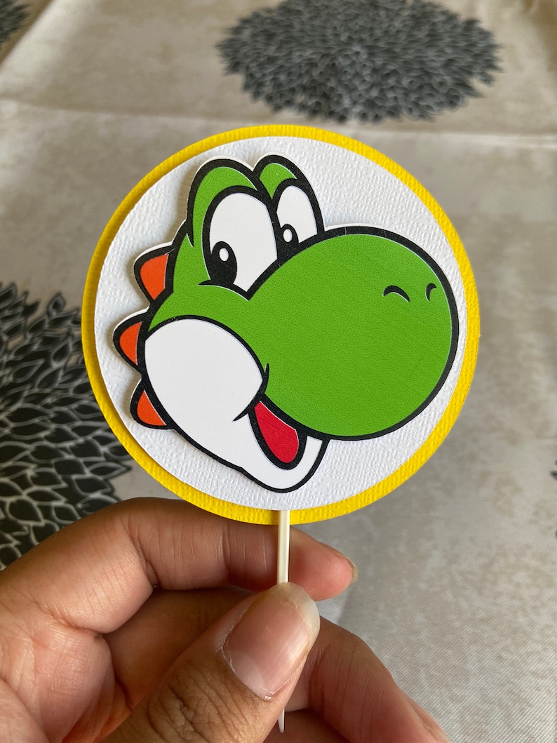 Super Mario 3D Cake Topper Shaker Banner Cupcake Toppers - Etsy Australia