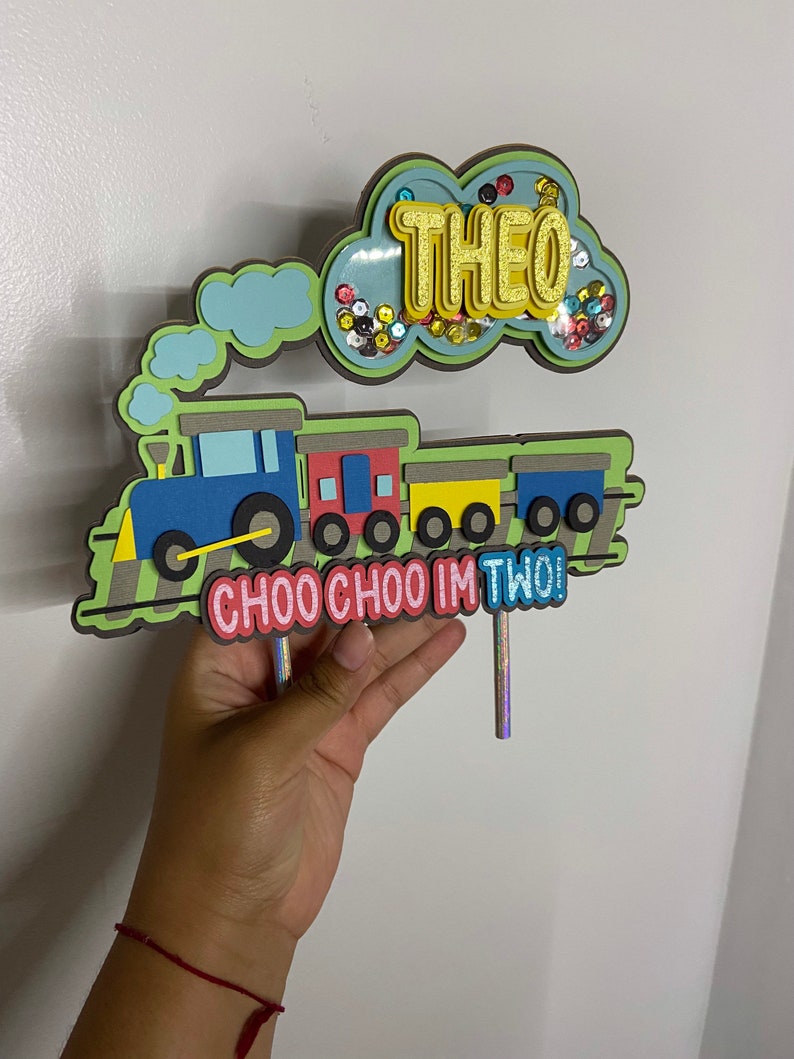 Train Cake Topper - Etsy