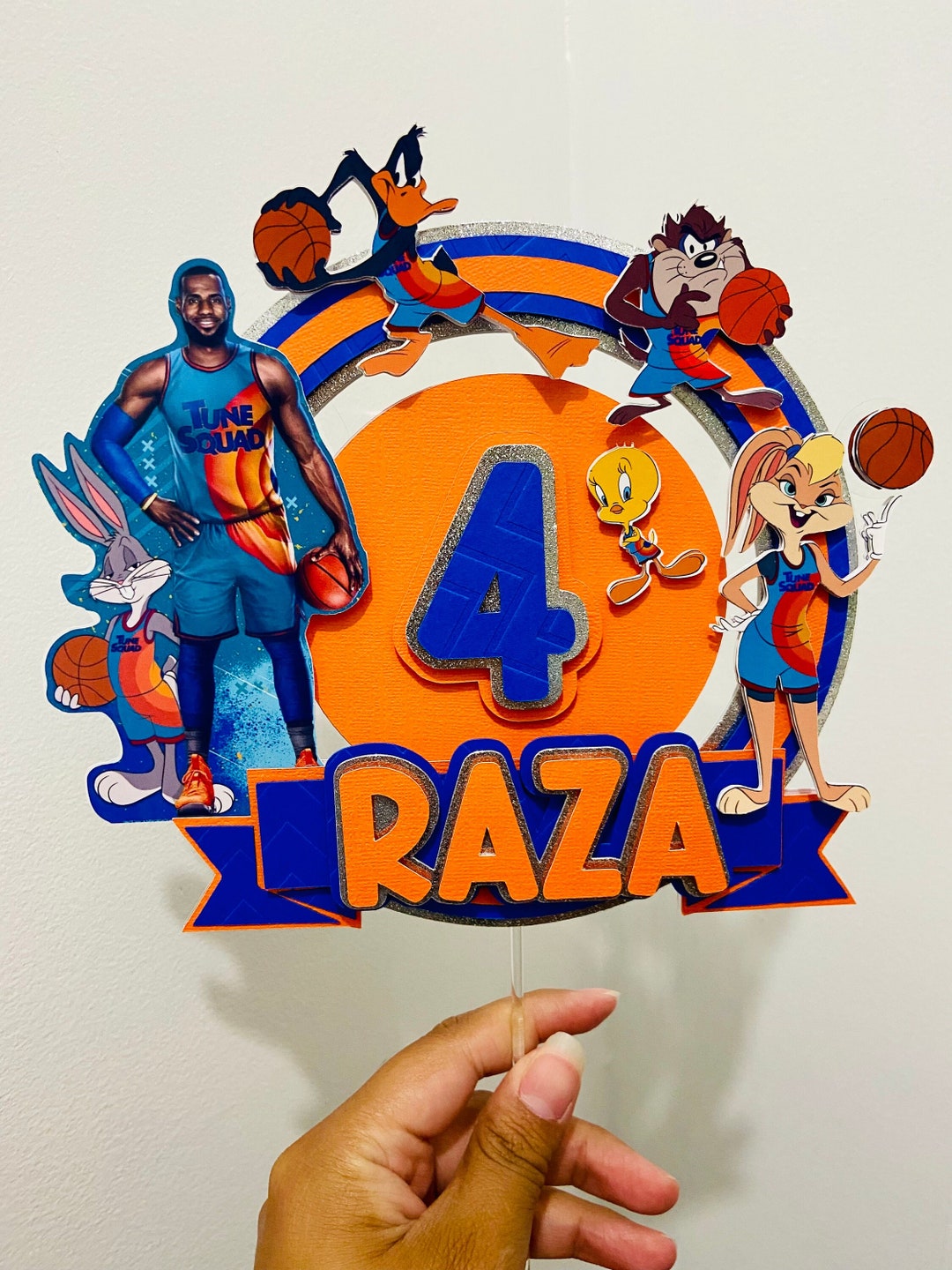 Space Jam Cake Topper | Lebron James | Bugs Bunny - Etsy