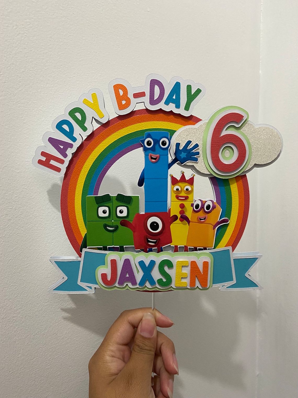 Number Blocks Cake Topper Math Birthday Numberblocks - Etsy