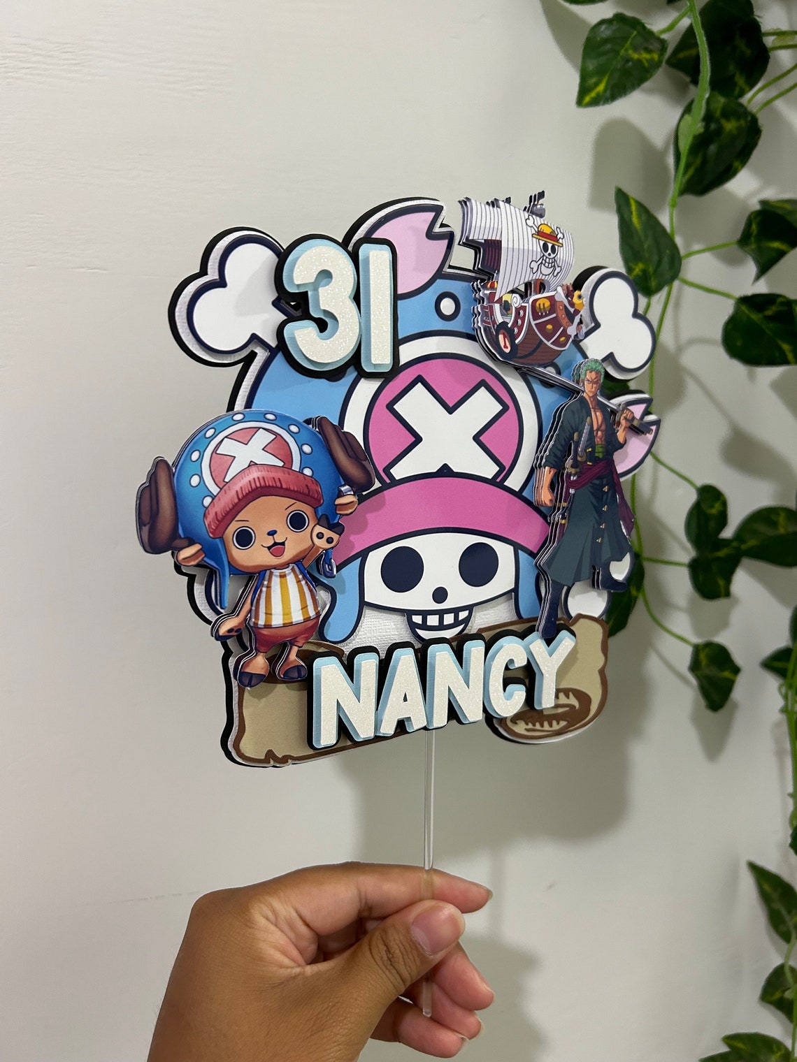 One Piece Cake Topper | Anime | Chopper - Etsy