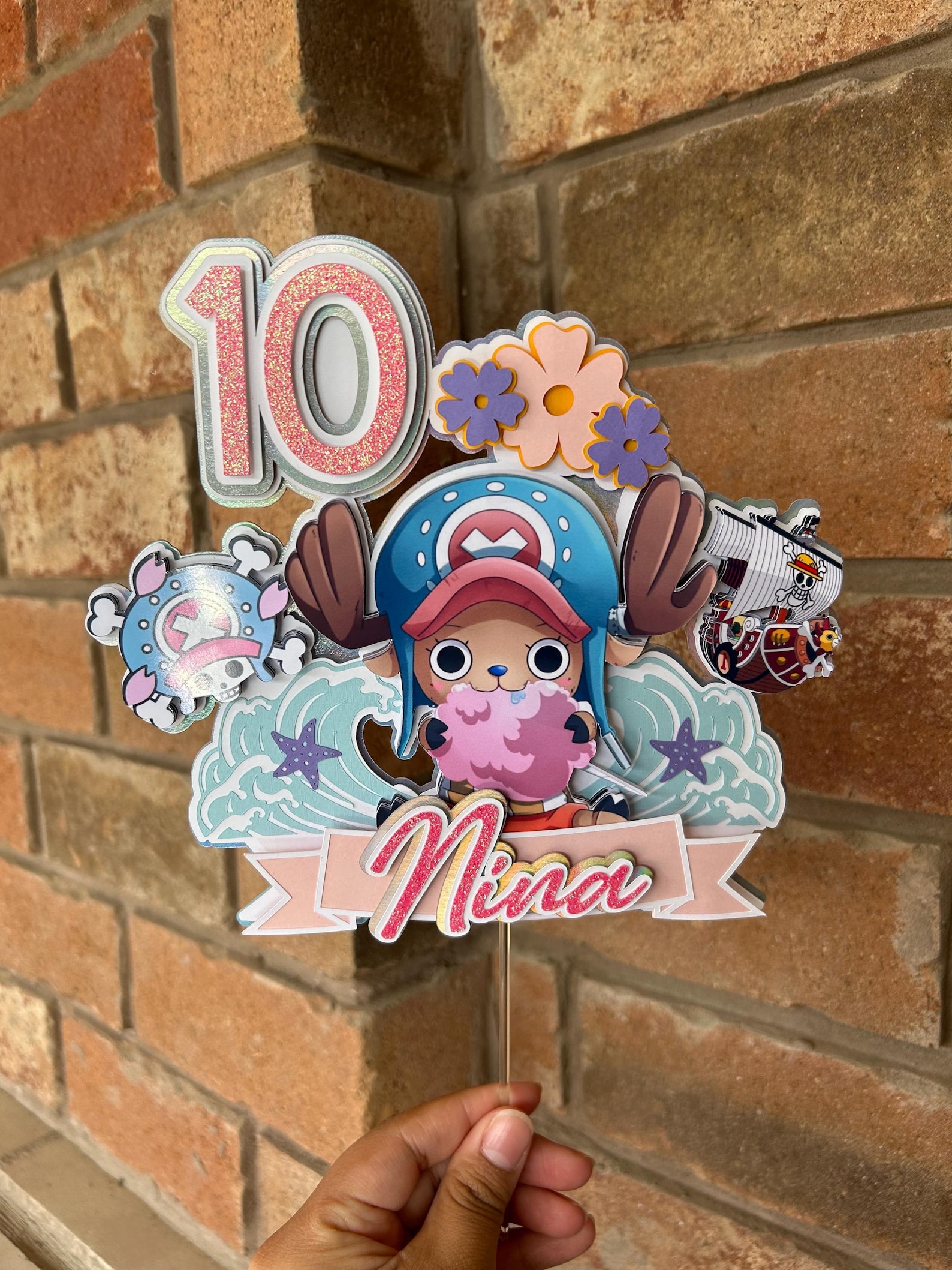 Chopper Cake Topper | One Piece Cake Topper - Etsy