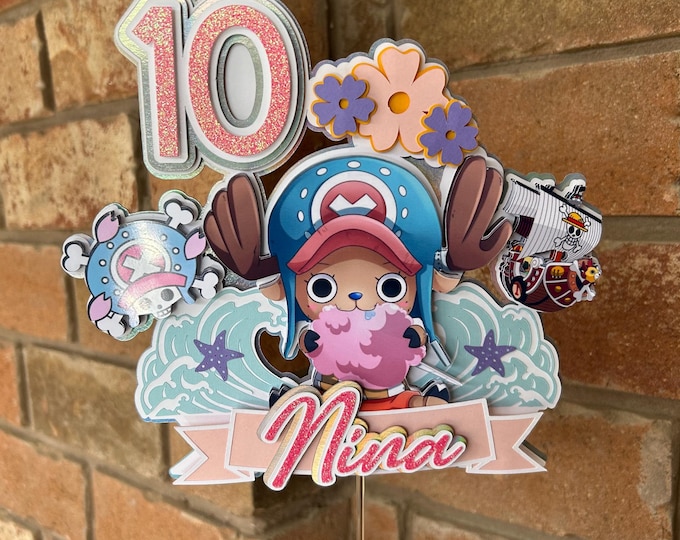 Chopper Cake Topper | One Piece Cake Topper - Etsy