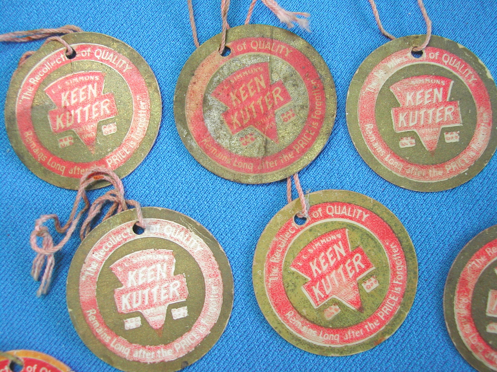 Keen Kutter String Tags Vintage, Tool Tags - Etsy
