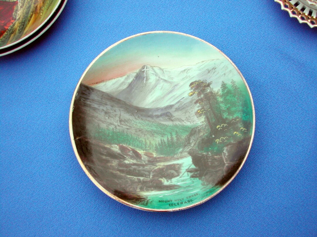 Mount Holy Cross Colorado Souvenir Plate - Etsy