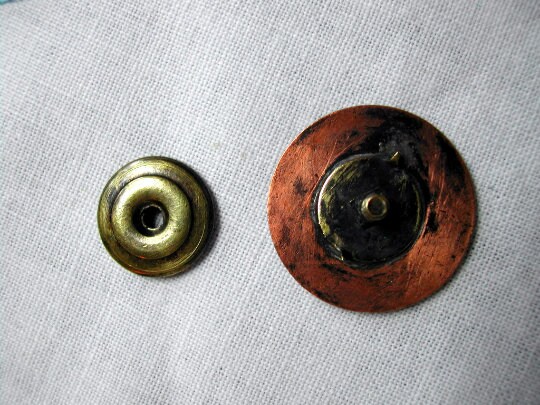WWI Army Infantry Company B Hat Button Bronze - Etsy