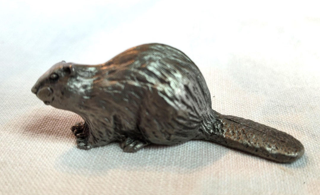 Hudson Pewter Female Beaver, Noah's Ark Series 5466 - Etsy