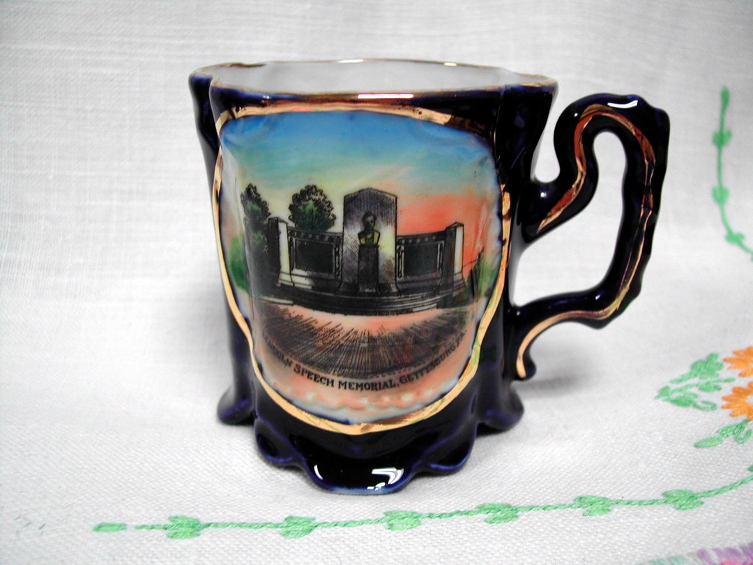 Souvenir Mug LINCOLN SPEECH MEMORIAL Gettysburgh, Pennsylvania - Etsy