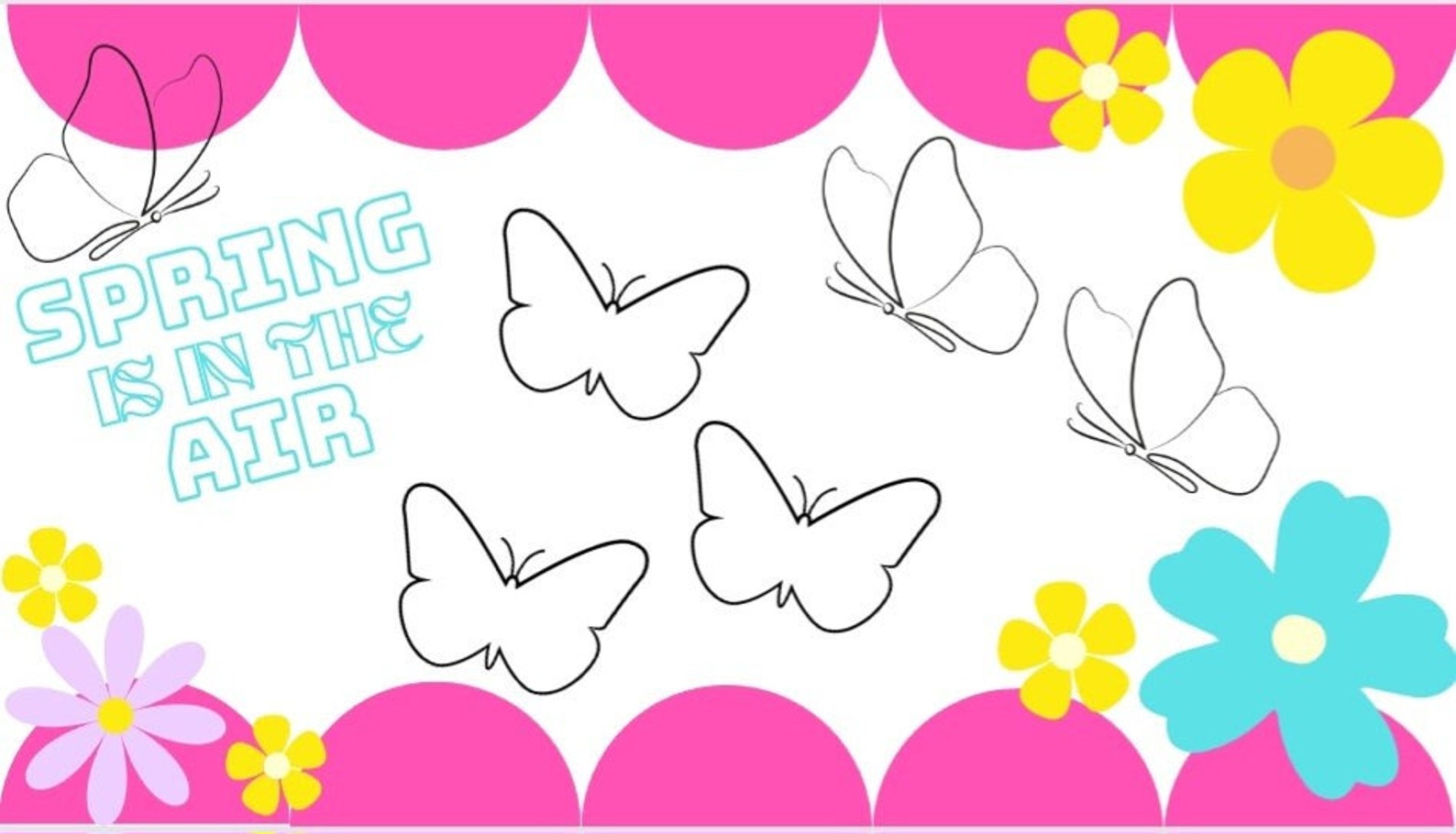 Spring is in the Air Bulletin Board - Etsy