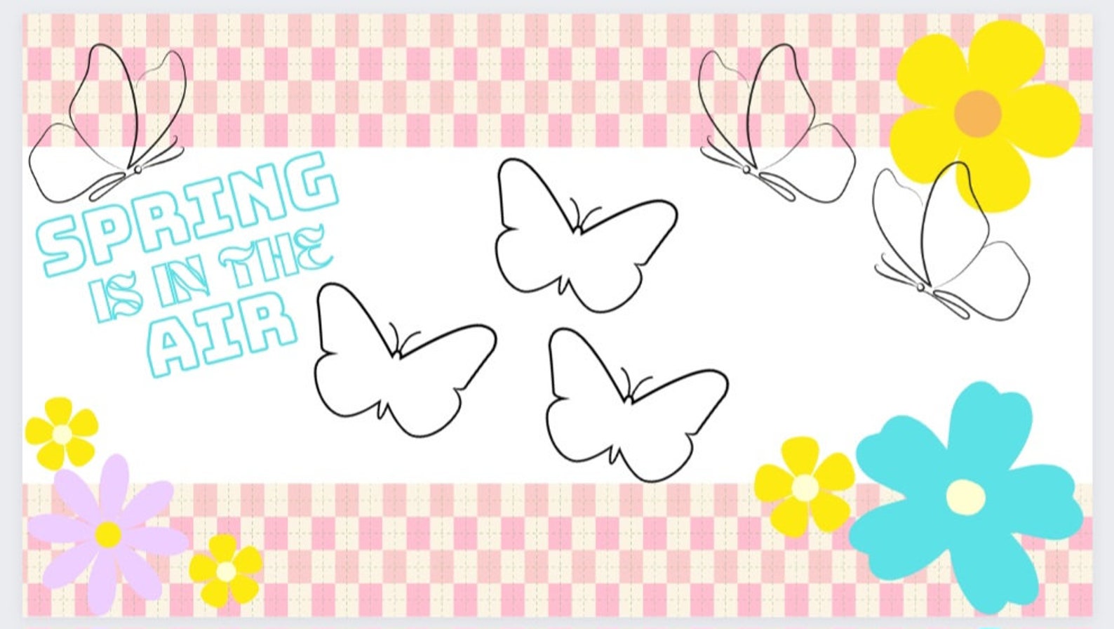 Spring is in the Air Bulletin Board - Etsy