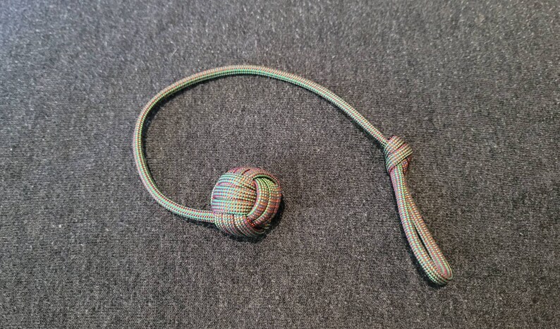 Paracord Monkey's Fist Begleri One Sided Loop Version - Etsy