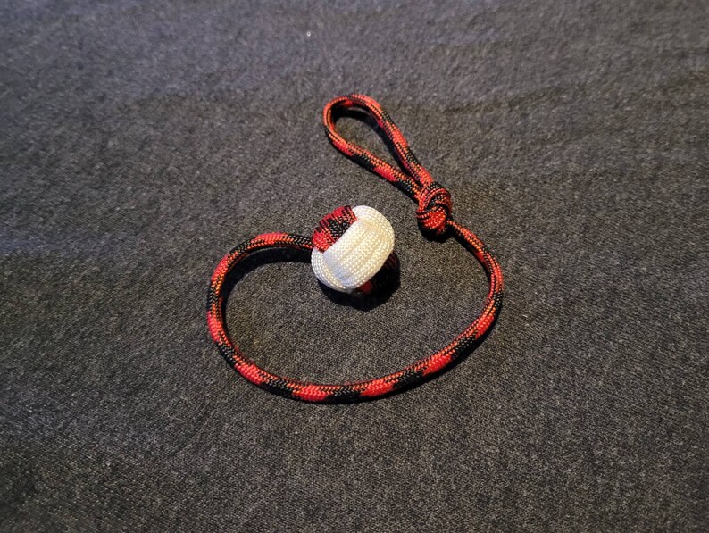 Paracord Monkey's Fist Begleri One Sided Loop Version - Etsy