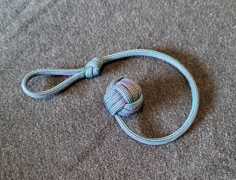 Paracord Monkey's Fist Begleri One Sided Loop Version - Etsy