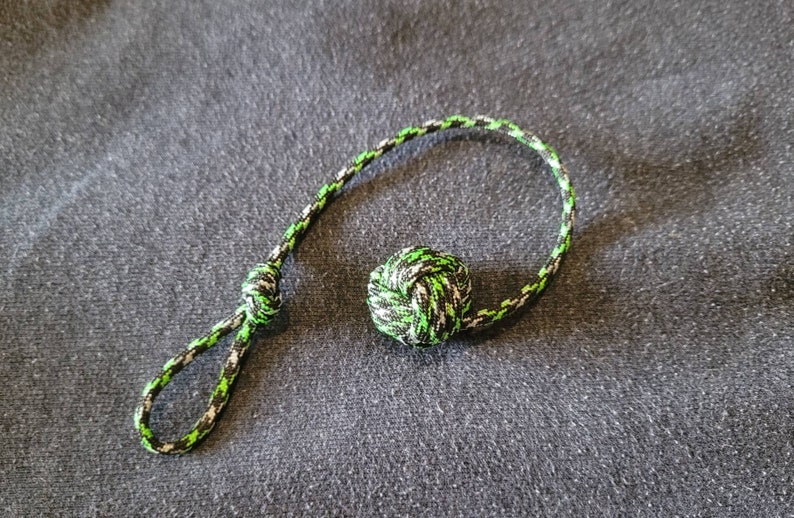 Paracord Monkey's Fist Begleri One Sided Loop Version - Etsy