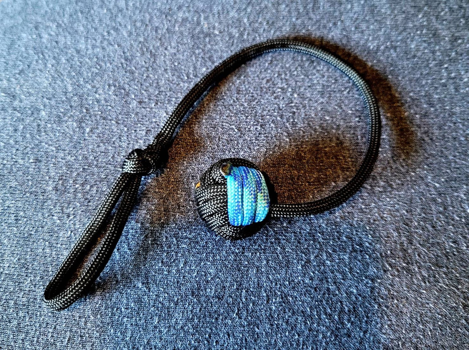 Paracord Monkey's Fist Begleri One Sided Loop Version | Etsy