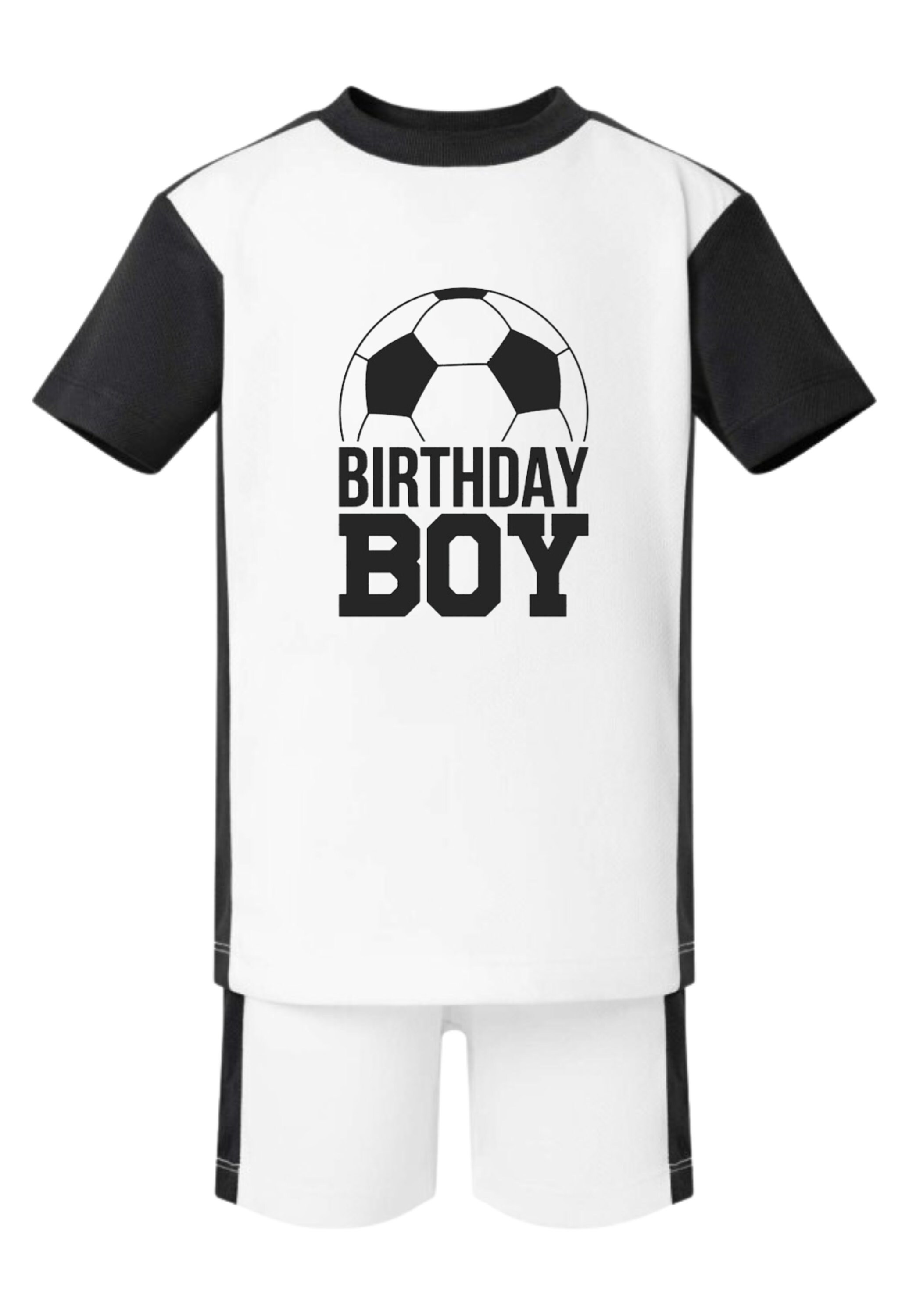 Birthday Boy Football Themed Sports Strip Shorts and T-shirt - Etsy