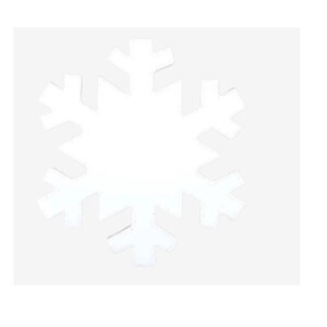 Plain White Snowflake Personalized Christmas Ornament - Etsy
