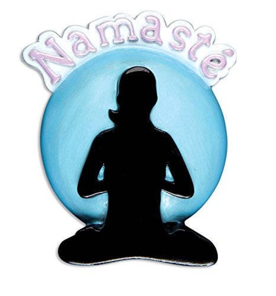 Personalized Namaste - Yoga Christmas Ornament - Etsy