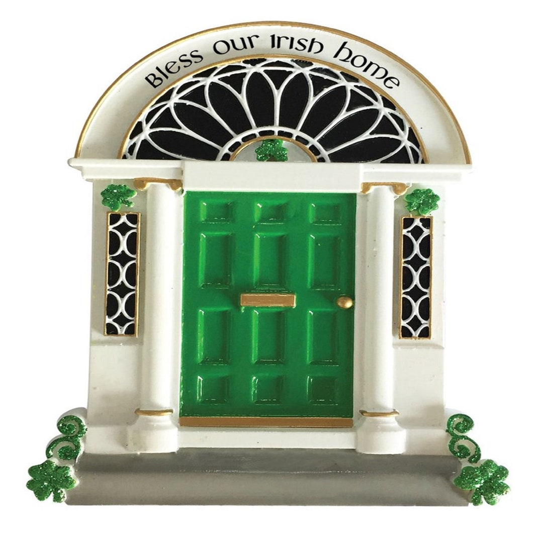 New Irish Door Personalized Christmas Ornament - Etsy