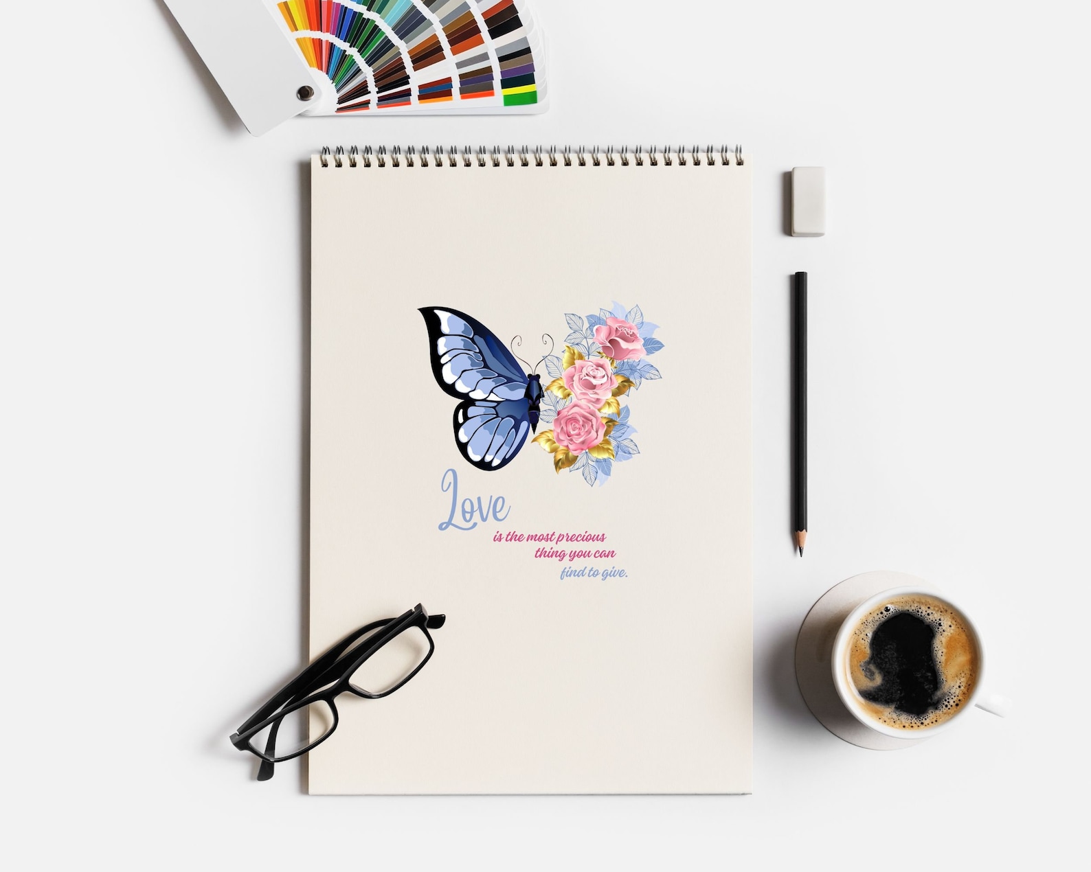 Motivational Butterfly Clipart, Inspirational Positive Quotes PNG ...
