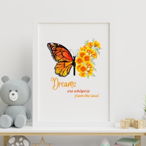 Motivational Butterfly Clipart, Inspirational Positive Quotes PNG ...
