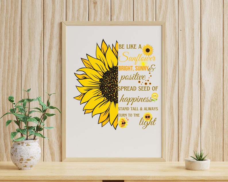 Inspirational Sunflower PNG, Positive Quotes, Mental Health Awareness ...
