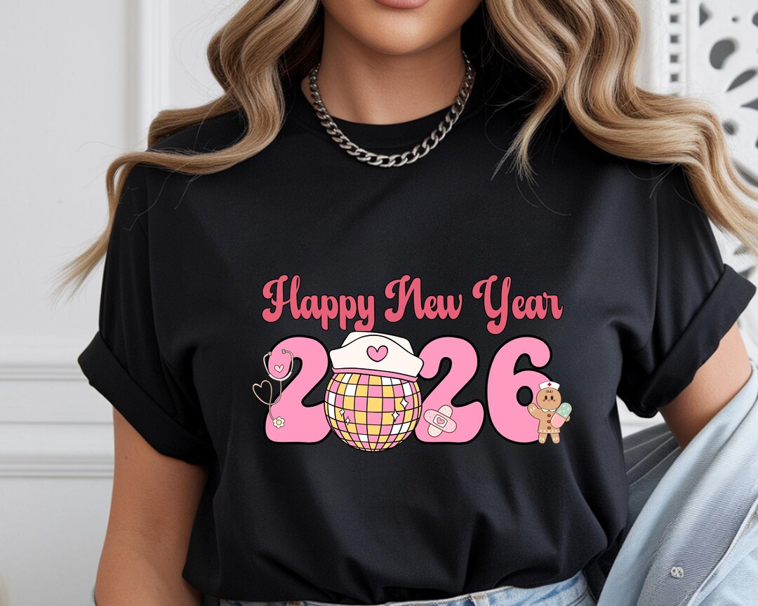 Happy New Year 2026 Clipart, Nurse Disco Ball, Printable PNG. - Etsy
