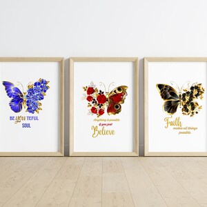 Motivational Butterfly Clipart, Inspirational Positive Quotes PNG ...