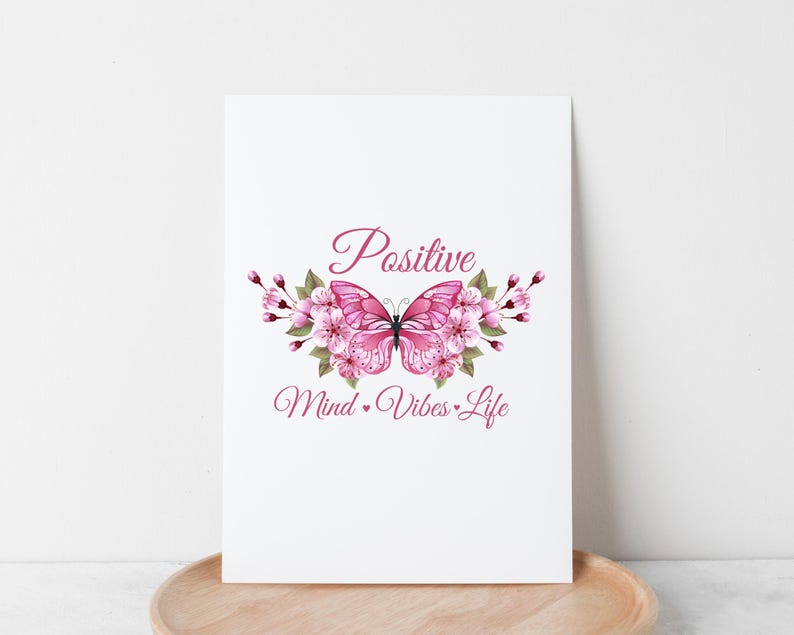 Butterfly Motivational Clipart: Inspirational Quote (PNG Digital ...