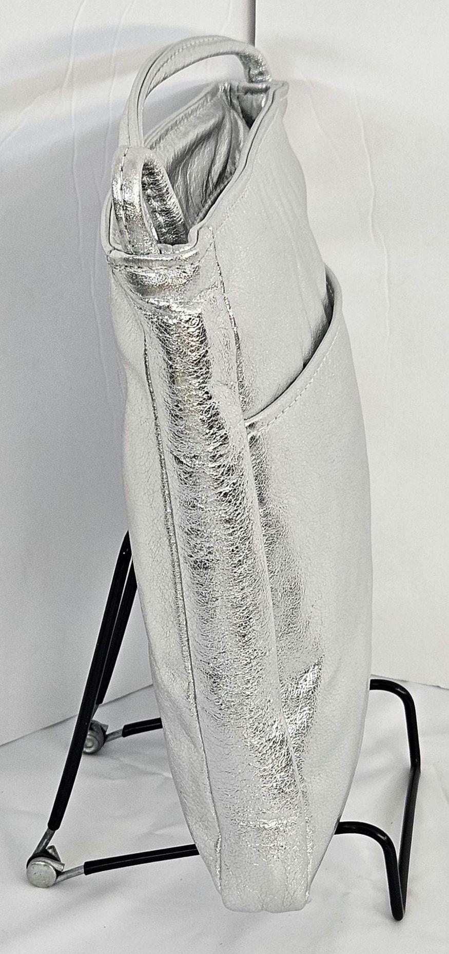 Shining Silver Luxury Genuine Leather Purse for Women,girls,and All ...