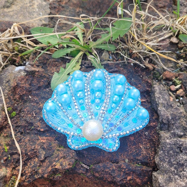 Seashell Brooch - Etsy