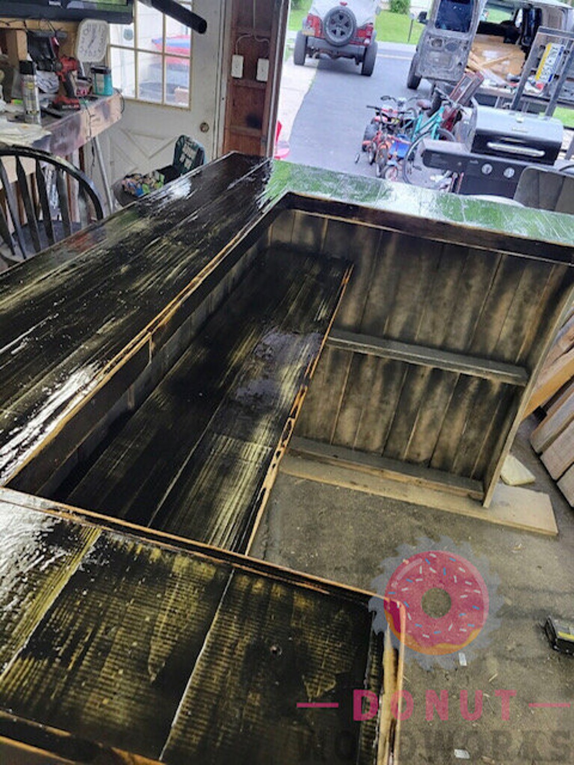 Reclaimed Pallet Wood Bar / Barnwood Bar / Custom Bar / - Etsy