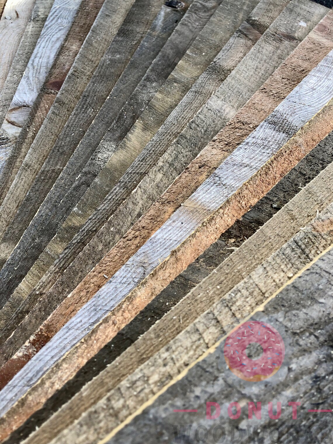 SAMPLE PACK Reclaimed Barnwood Planks/ Barnwood Boards/ Rustic Planks ...