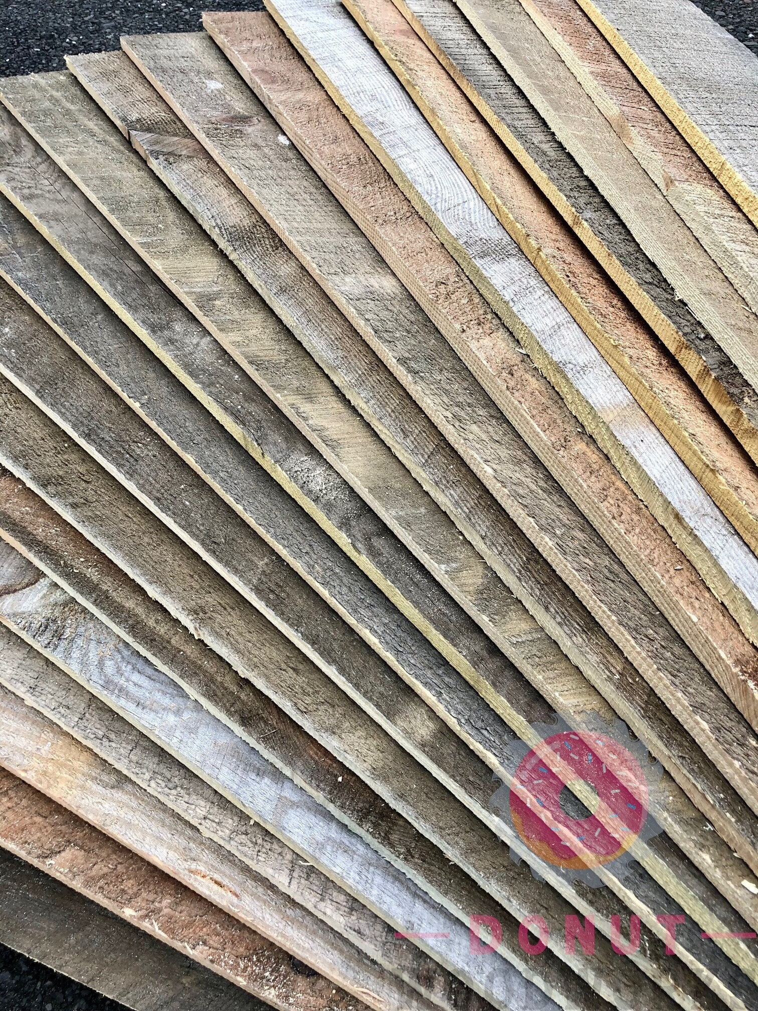 SAMPLE PACK Reclaimed Barnwood Planks/ Barnwood Boards/ Rustic Planks ...