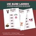 Blend Ladders - Learning to Read - Teach Kids Vowel Sounds - Etsy