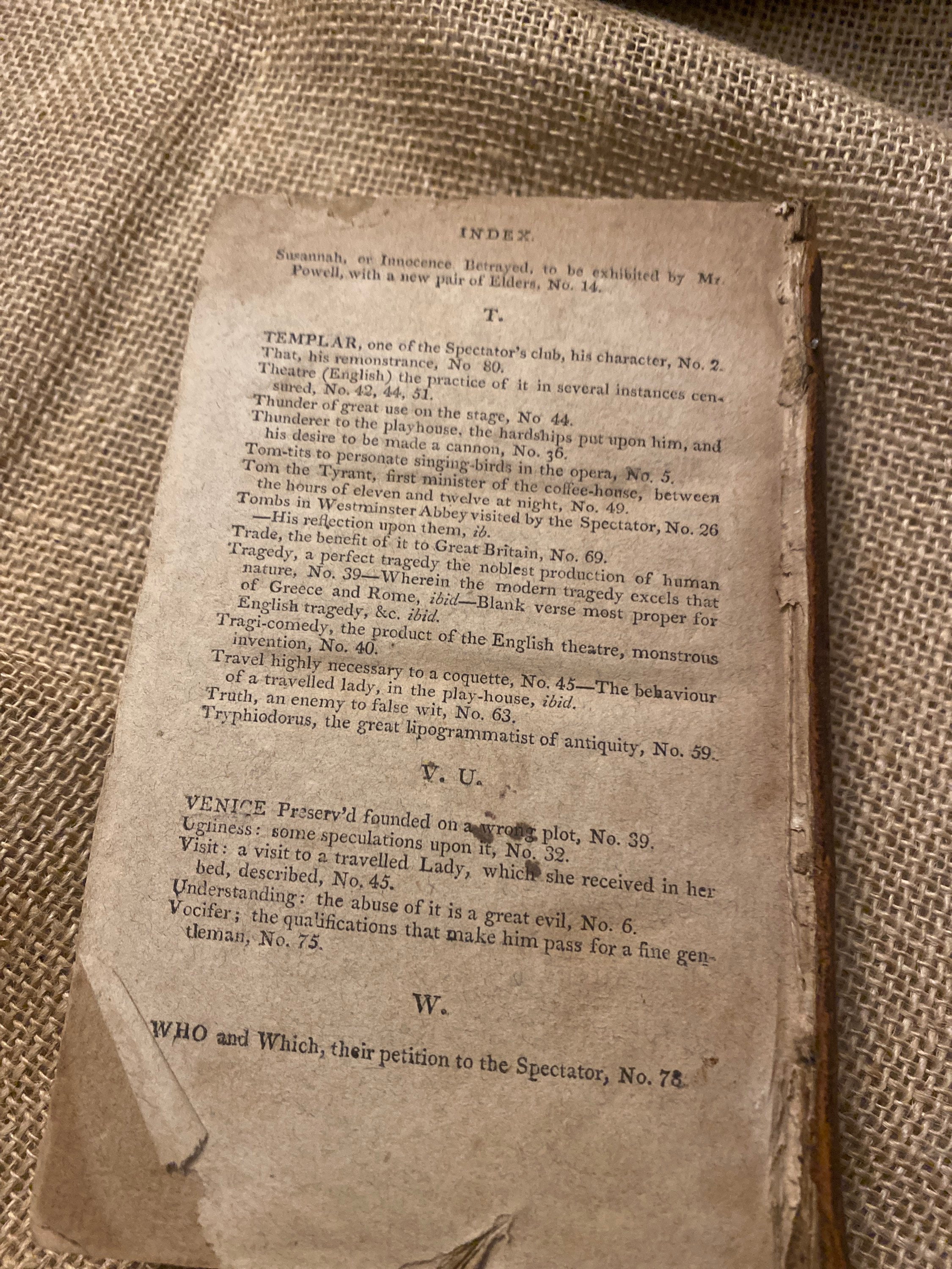 1803 the Spectator Volume One no Covers Select British Classics - Etsy