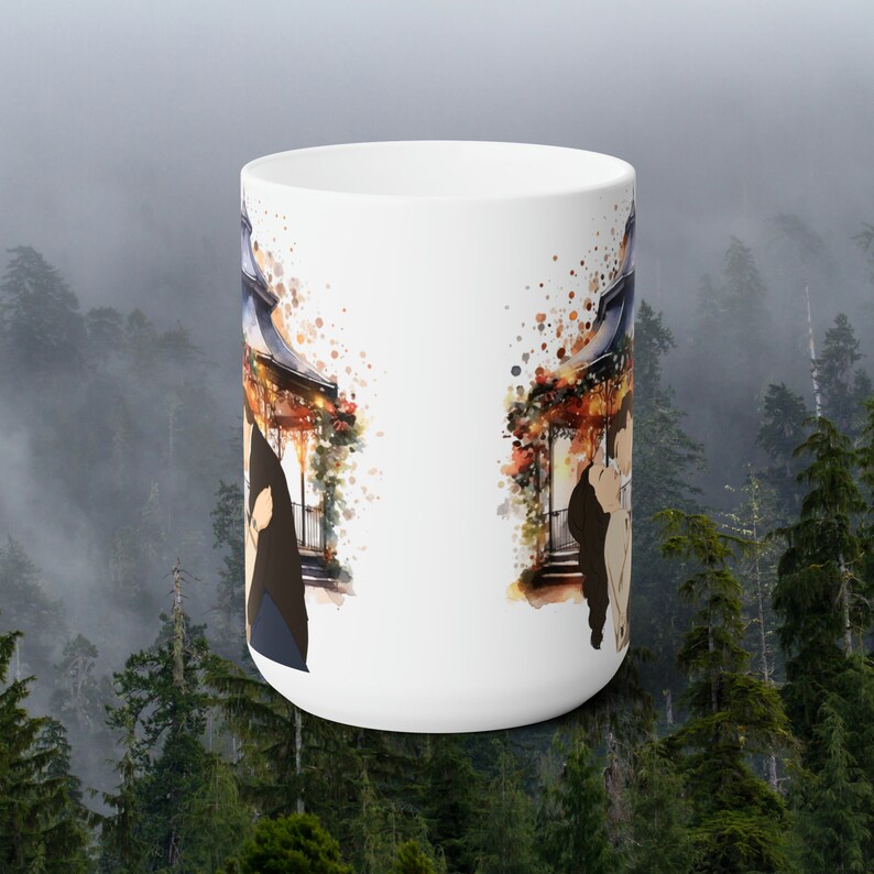 Twilight Prom Mug Bella and Edward Coffee Cup Twilight Saga Fan Art Mug ...