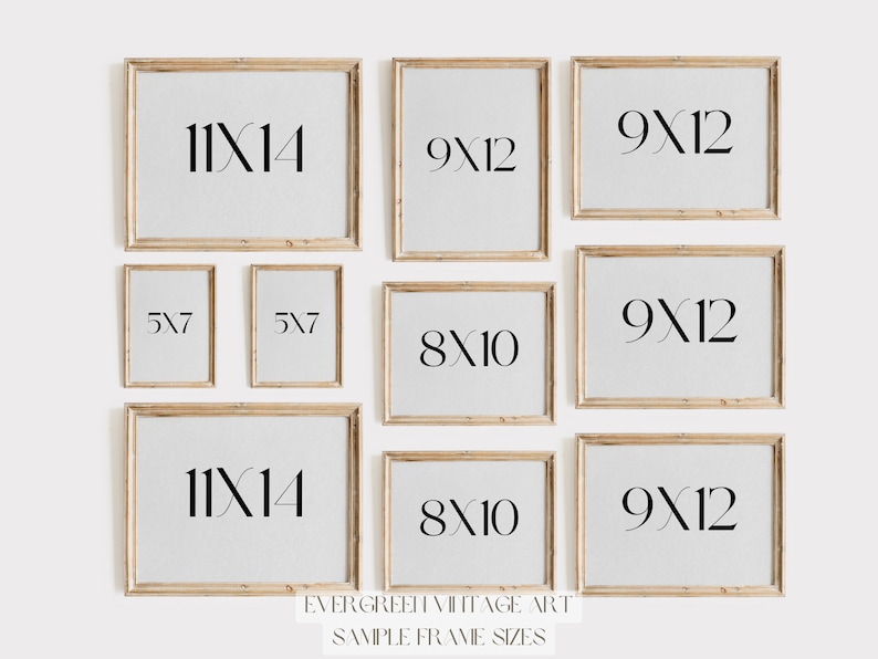 Vintage Neutral Gallery Wall Set of 10 | Soft Muted Antique Printable ...