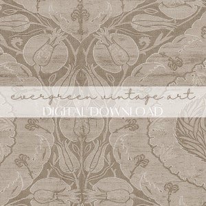 Woven Textile Print Vintage Neutral Silk Fabric Pattern Bohemian ...