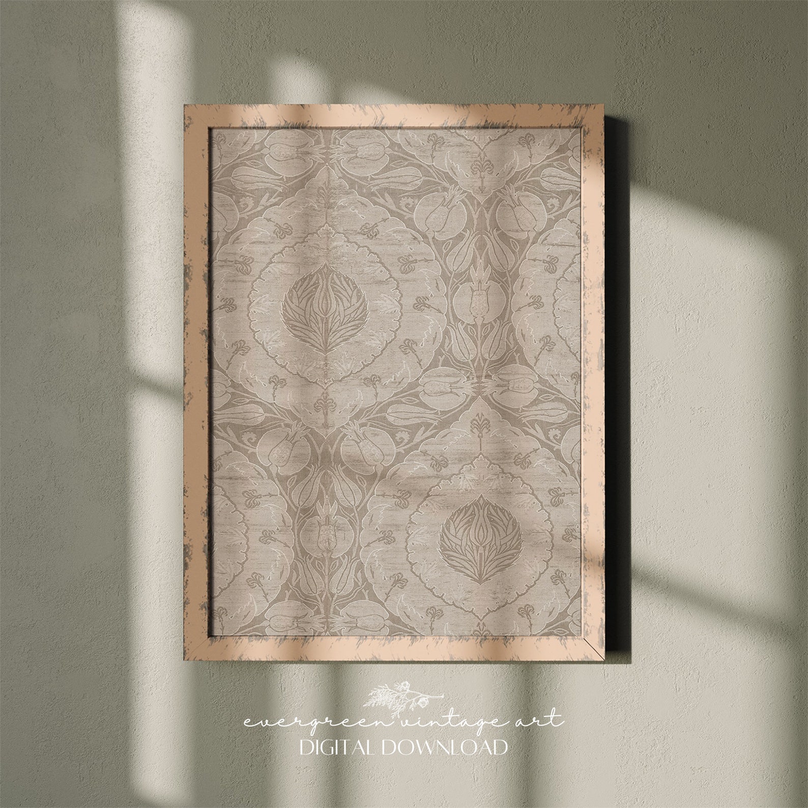 Woven Textile Print Vintage Neutral Silk Fabric Pattern - Etsy