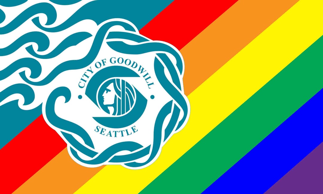 Seattle Pride Flag - Etsy