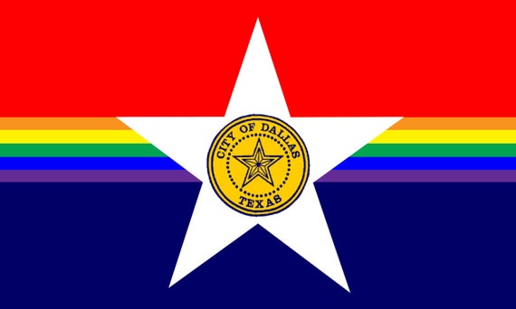 Dallas Pride Flag | Etsy