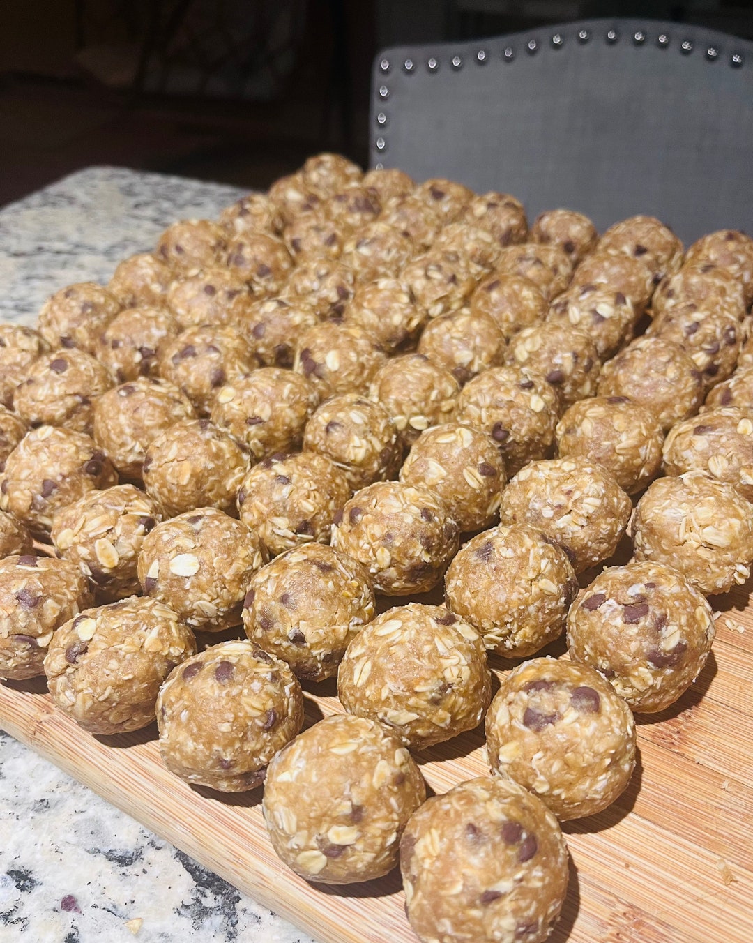 Dark Chocolate Peanut Butter Protein Balls Individually Bagged (24 ...