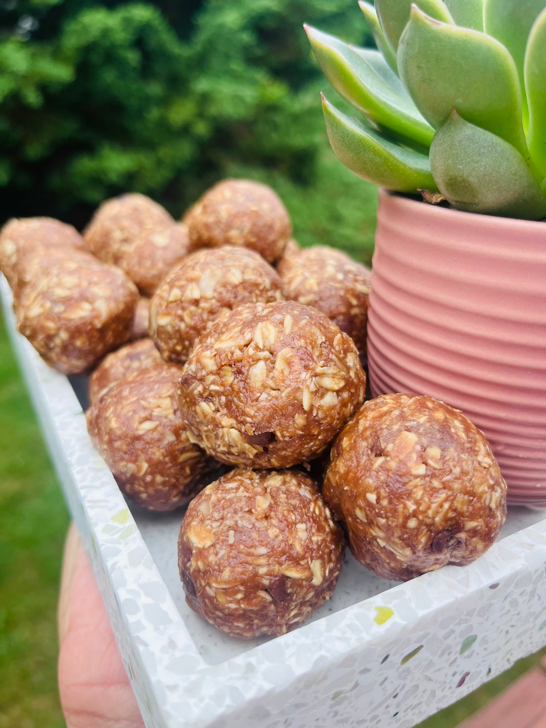 Dark Chocolate Peanut Butter Protein Balls (24 Count/bagged Not Boxed ...