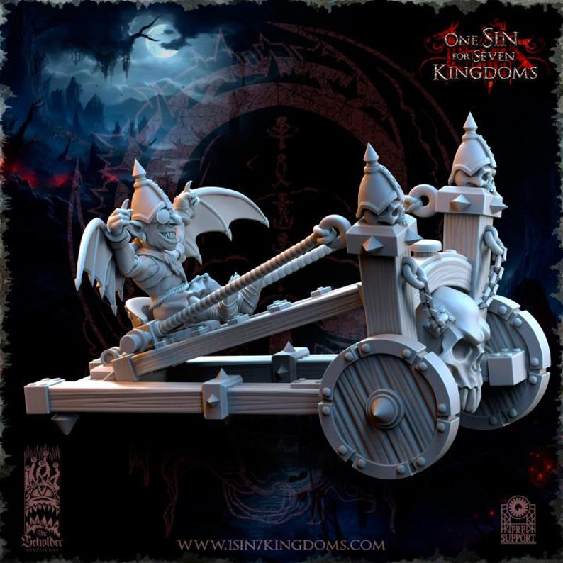 Goblin Catapult of Doom – Goblin Artillery | 32mm Fantasy War Machine ...